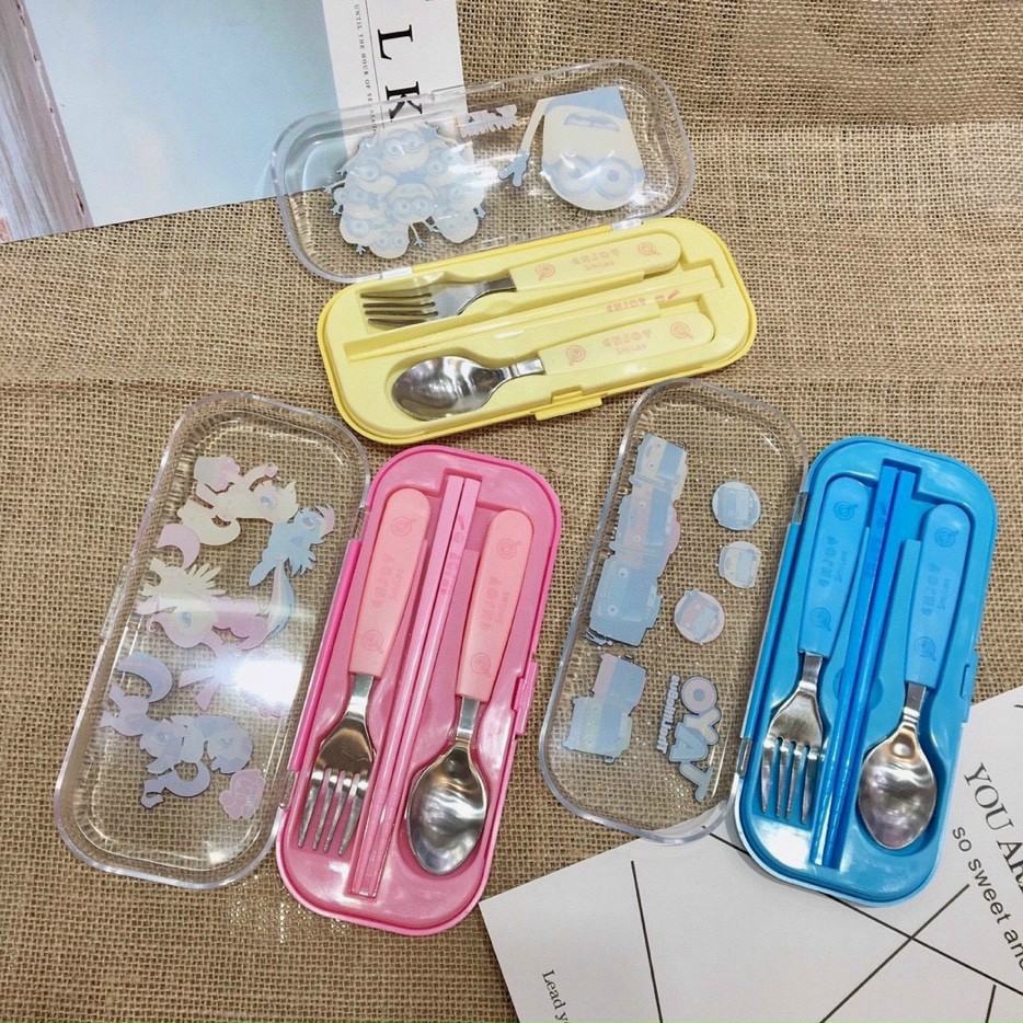 Spoons, Forks, Chopsticks 3 Details With Doraemon, Hello Kitty Shape ...