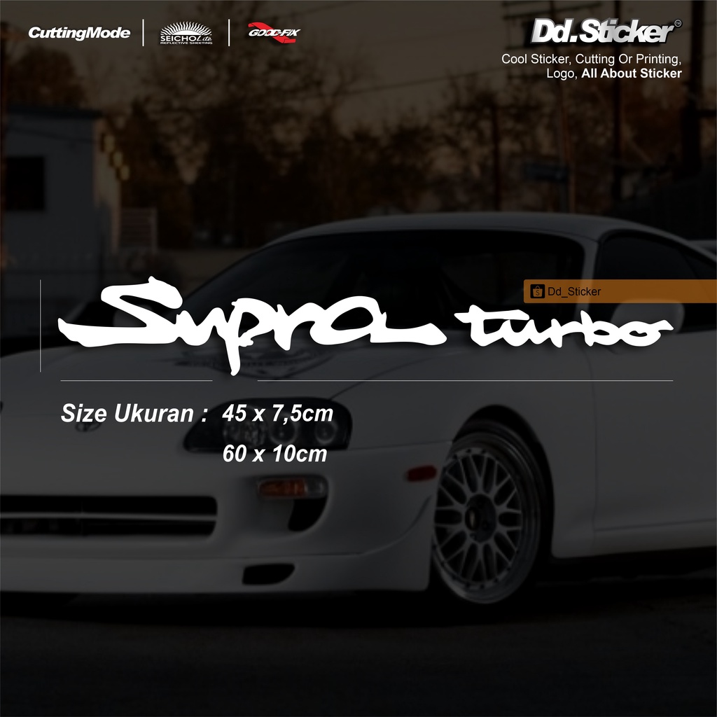 Supra Turbo Logo, Toyota Logo | Cutting stickers | Shopee Philippines