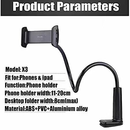 Awei X3 Flexible Lazy pod Stand Mount Mobile Phone Holder for Mobile ...