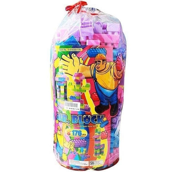 Lego block Educational Toys/block Stacking mr. block Contents 176pcs ...