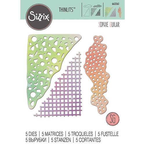 Sizzix Thinlits Die Set 5PK - Geometric Mask | Shopee Philippines