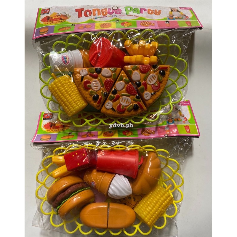 Fast Food Snack Set Toy Toys Pizza Fries Burger Soft Drinks Meal ...