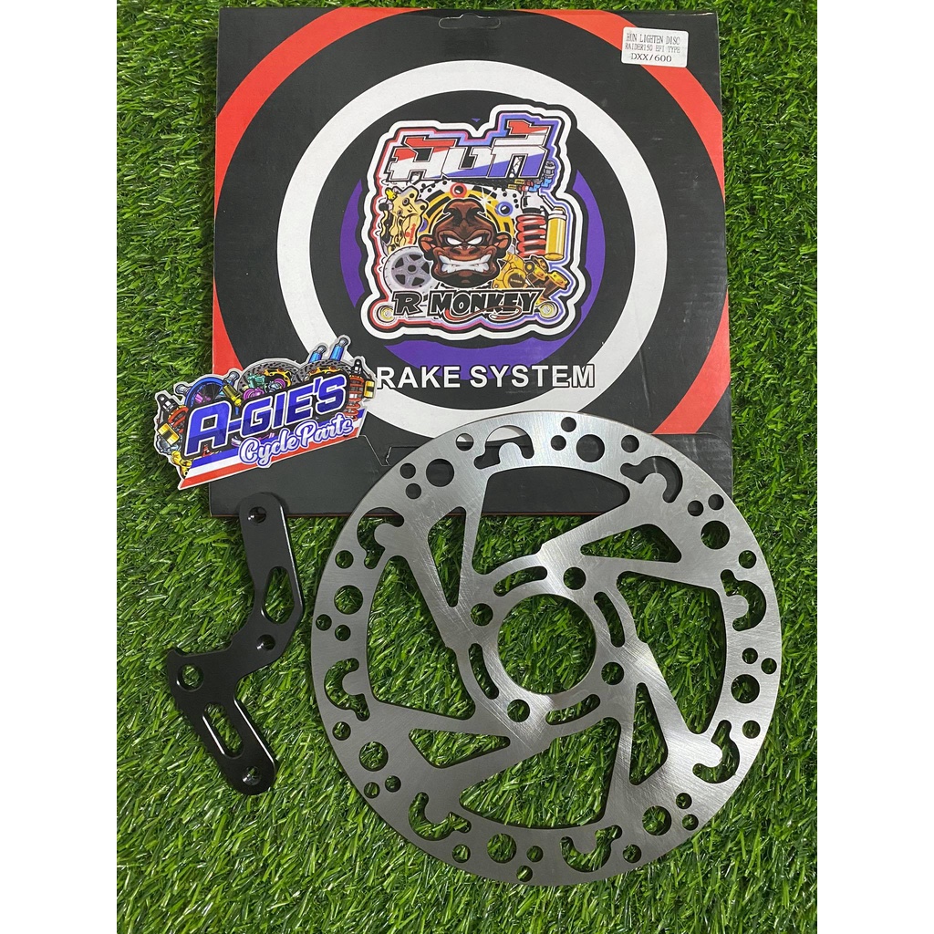 HUN RACING MONKEY | LIGHTEN DISC WITH ALLOY BRACKET 4 HOLES| RAIDER 150 ...