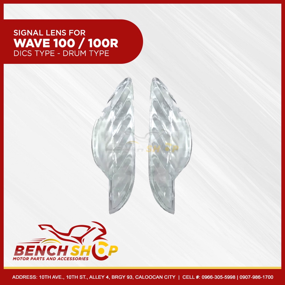 Wave 100 / 100r signal lens ( Left and Right ) | Shopee Philippines
