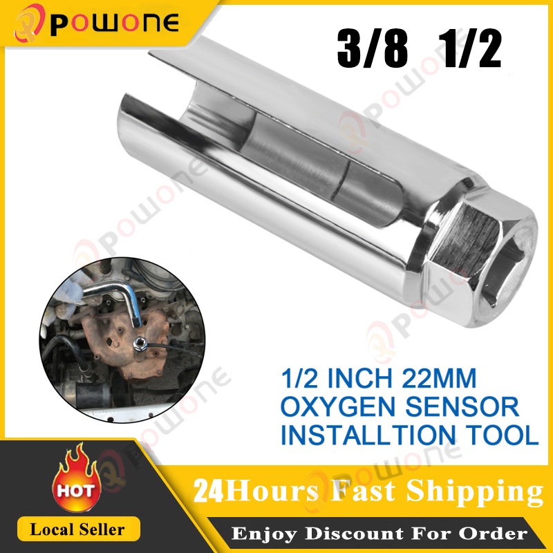 1/2 3/8 Drive Removal 22mm Repairing O2 Drive Socket Wrench Auto Oxygen ...