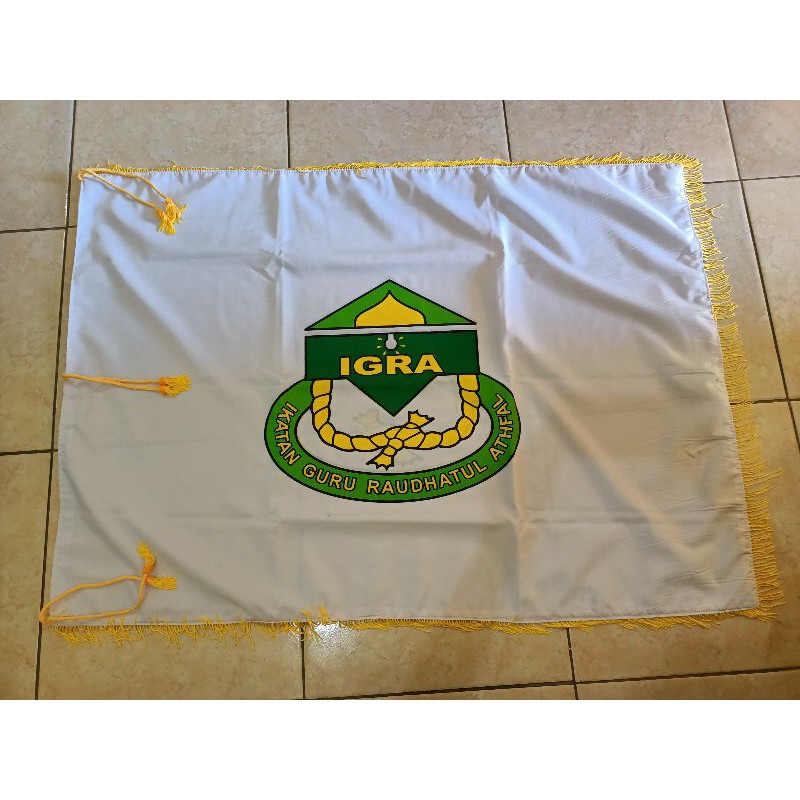 Igra Flag Of Raudhatul Athfal Teacher Association. Kindergarten RA Flag ...