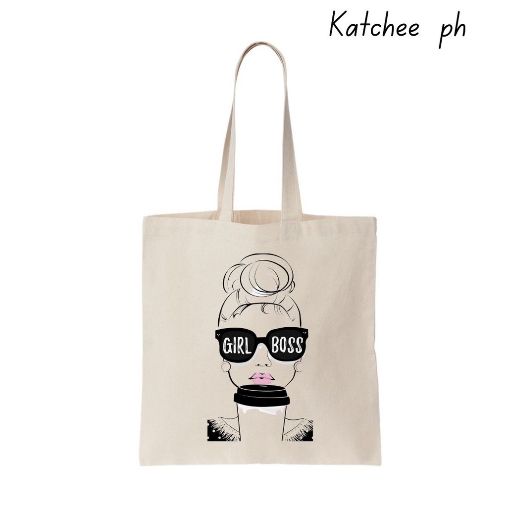 Aesthetic Woman 20 Tote Bag Katsa Canvas High Quality Korean Shoulder