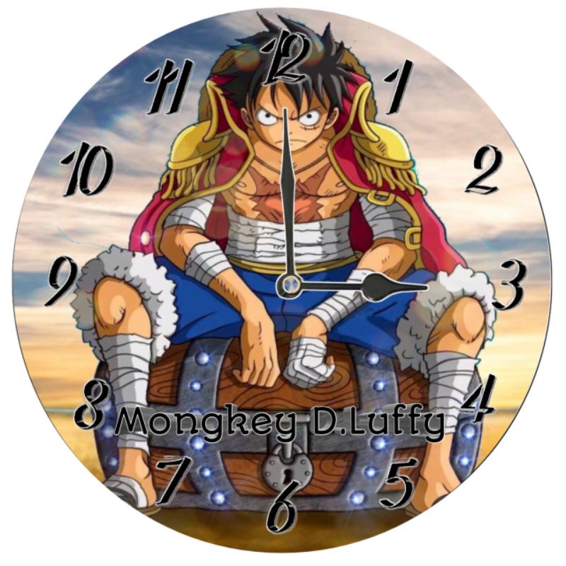 One piece monkey D. Character Wall Clock Luffy | Shopee Philippines