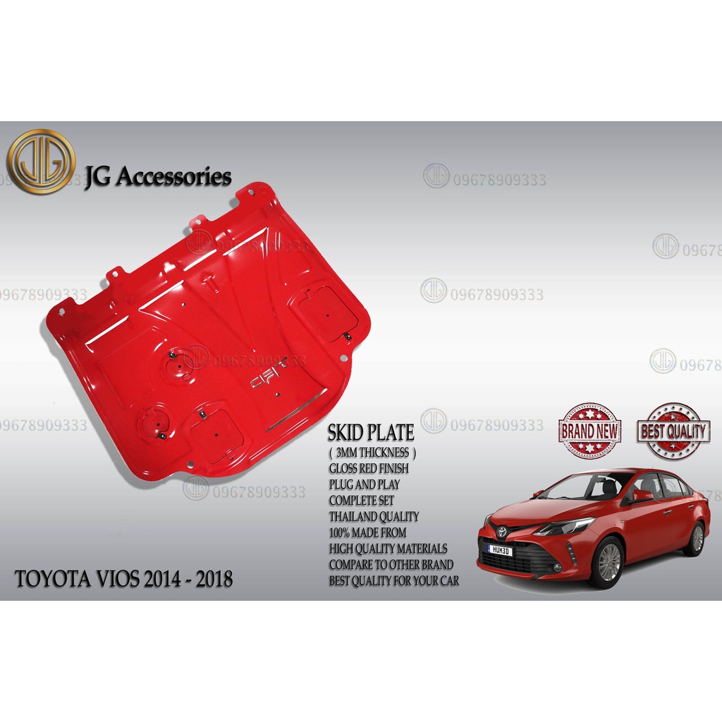 TOYOTA VIOS GEN 3 2014-2018 UNDER ENGINE PROTECTOR / UNDER ENGINE SKID ...