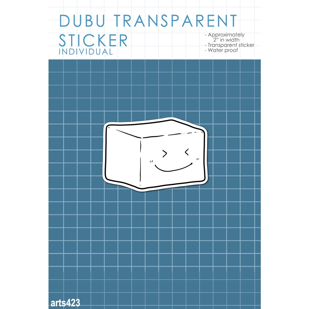 Dubu Transparent and non-transparent sticker | Shopee Philippines