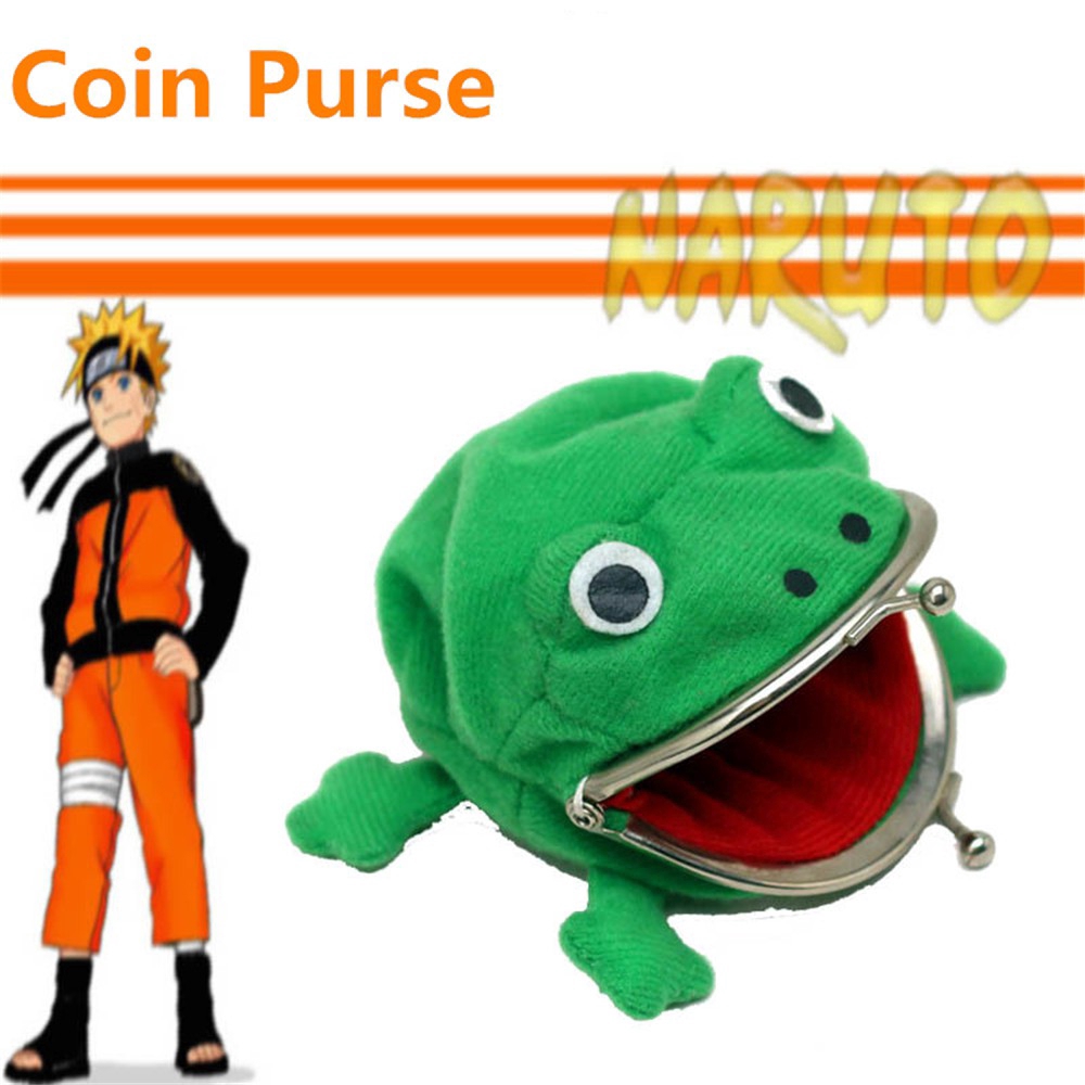 Naruto Coin Purse Uzumaki Frog Wallet Coin Purse Plush Wallet Handbags ...