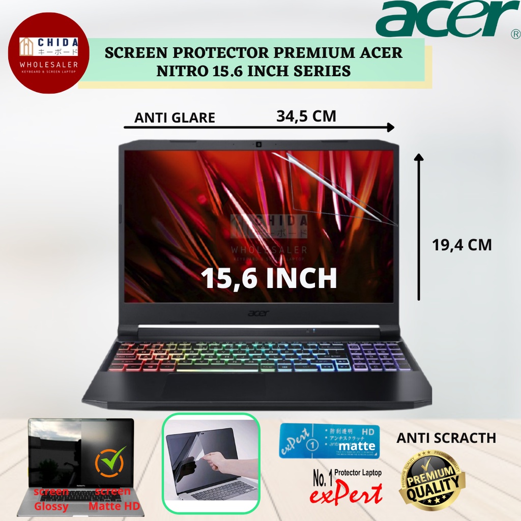 Screen Protector for Acer Nitro 5 15.6 INCH SERIES ANTI GLARE | Shopee ...