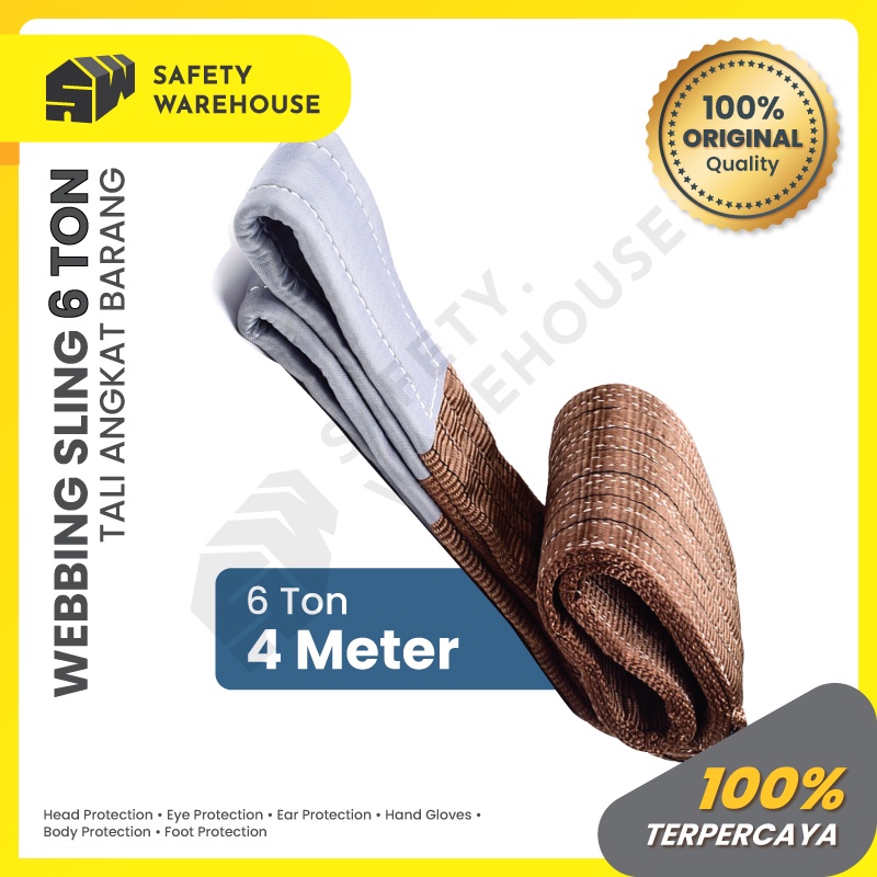 Webbing Sling Belt 6 Tons x 4 Meters / Gosave Lifting Rope Belt ...