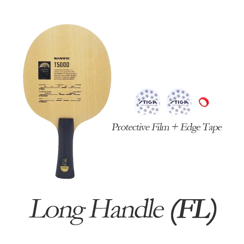 Original SANWEI T5000 CARBON Table Tennis Racket (5+2 Carbon) | Shopee Philippines