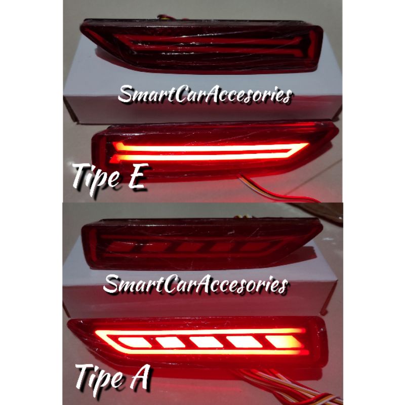 Honda MOBILIO BRV Running Rear Bumper Rear Bumper Reflector Lights ...