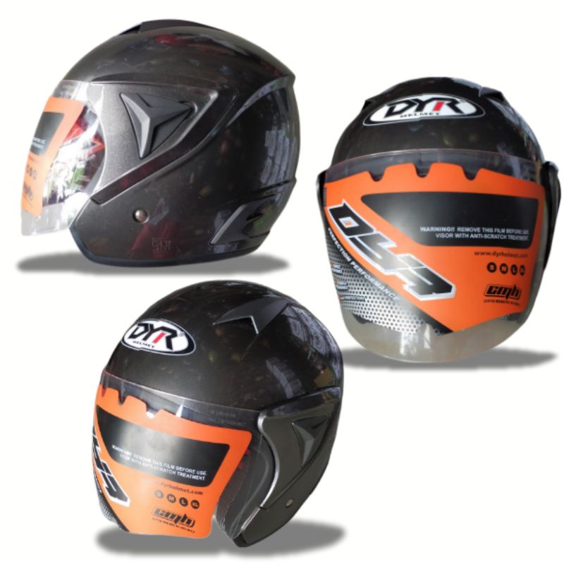 MERAH Original DYR Adult Standard SNI helmet, plain | Cool quality safety helmet || Vision 1 ...