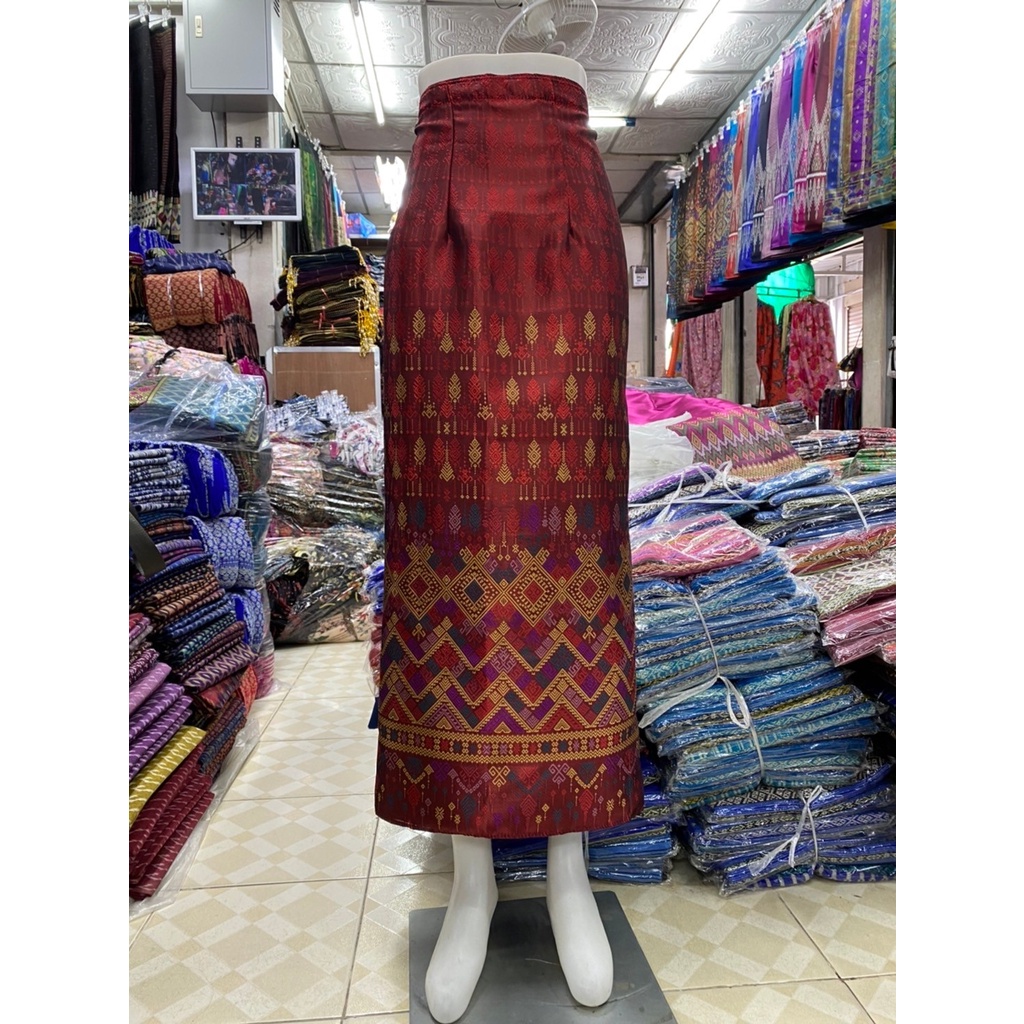 Cheapest Finished Sarong Thai Patterned Fabric With A Drawcord On The ...