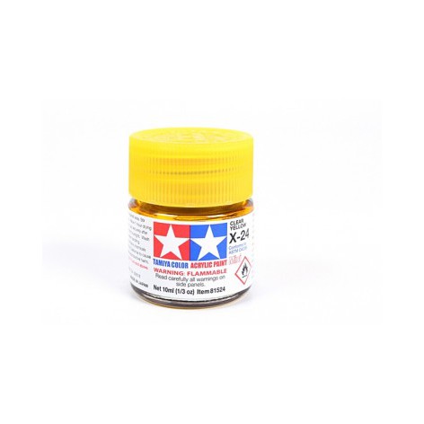 Tamiya X-24 Clear Yellow - Acrylic Mini | Shopee Philippines