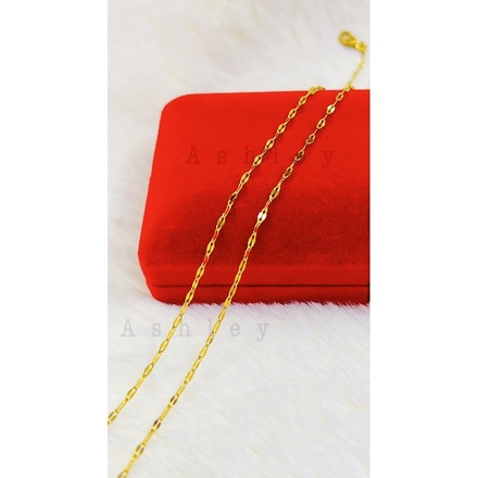 Stainless Dancing Chain 14inch for kids 18inch /45cm Gold Plated Chains ...