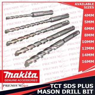 Makita SDS Plus Drill Bit 6mm 8mm 10mm 12mm 14mm 16mm SDS+ Masonry ...