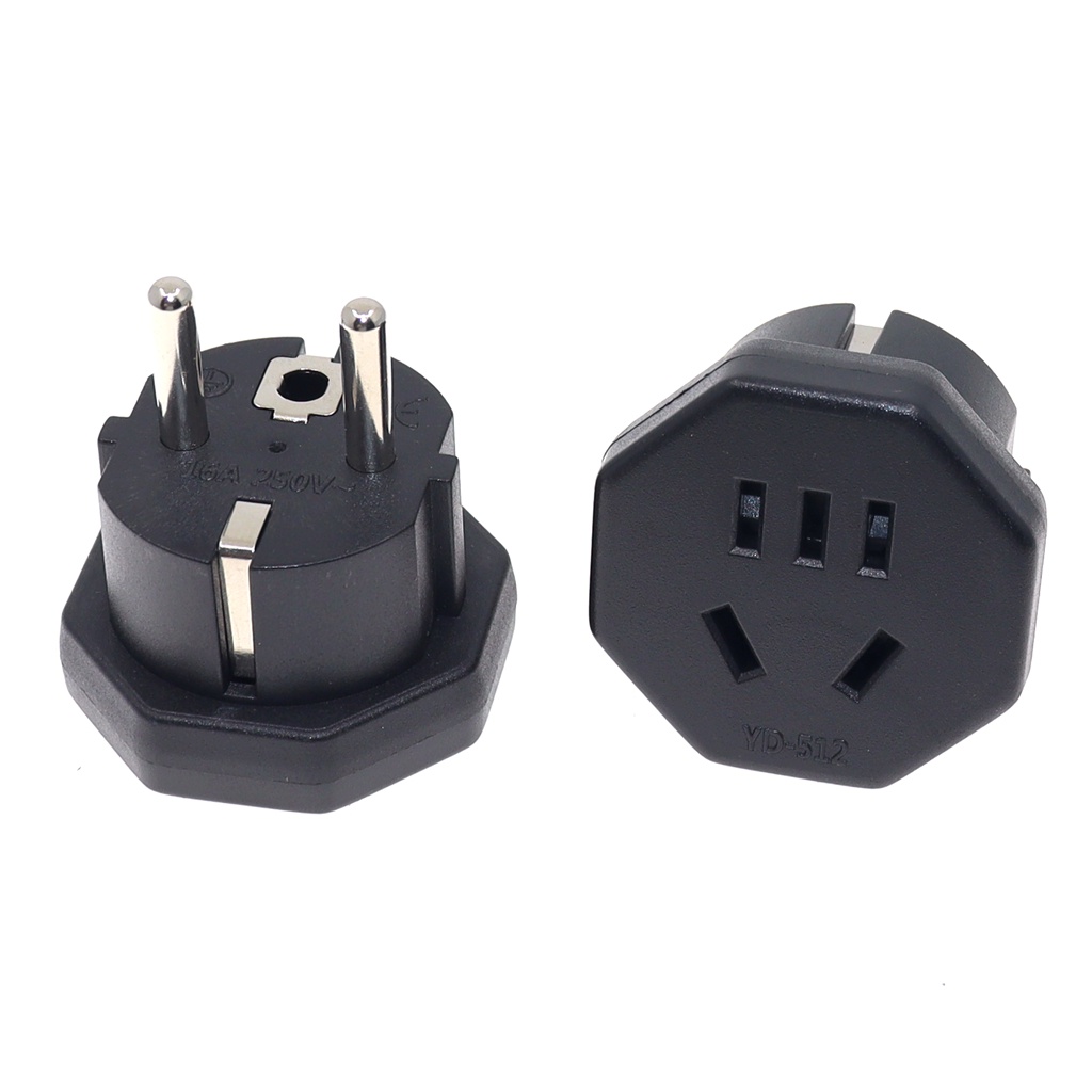 CN To EU AC Wall Socket EU Travel Adapter High Quality Plug Adapter Universal 16A 250V EU ...