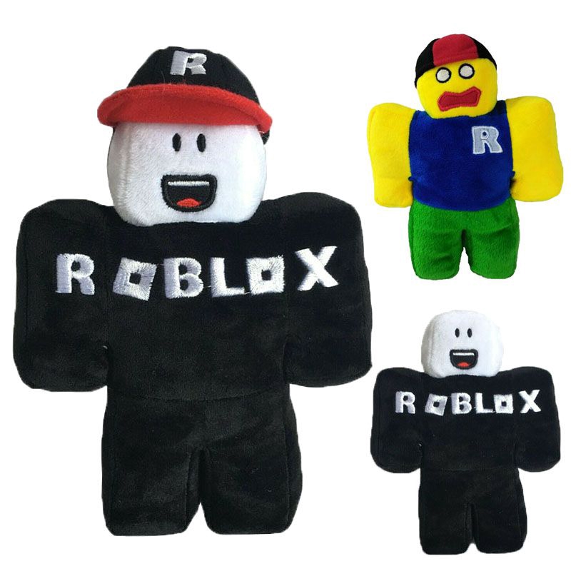 30cm Classic Roblox Plush Soft Stuffed With Removable Roblox Hat Kids ...