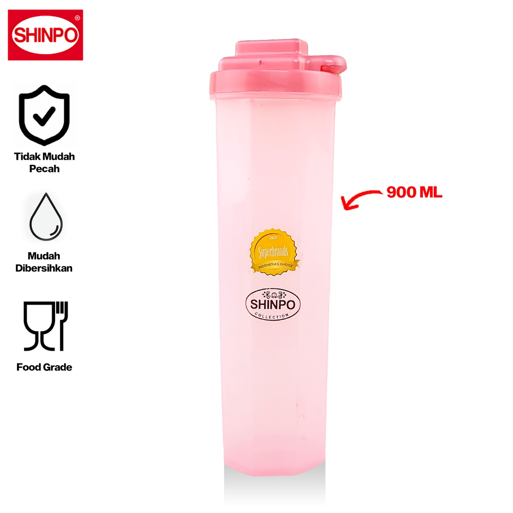 Shinpo Tropic Plastic Drinking Water 900 ML Water Bottle SPO-SIP-908 ...