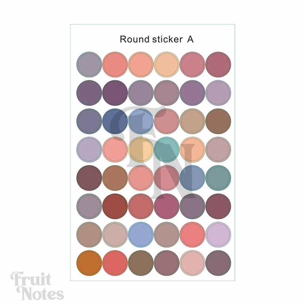 ST071 Journaling Round Sticker (18x25cm) | Shopee Philippines