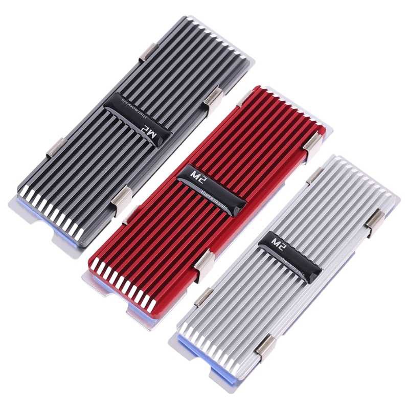 M.2 SSD NVMe Heatsink, M2 2280 SSD Hard Drive, Aluminum Heatsink with ...