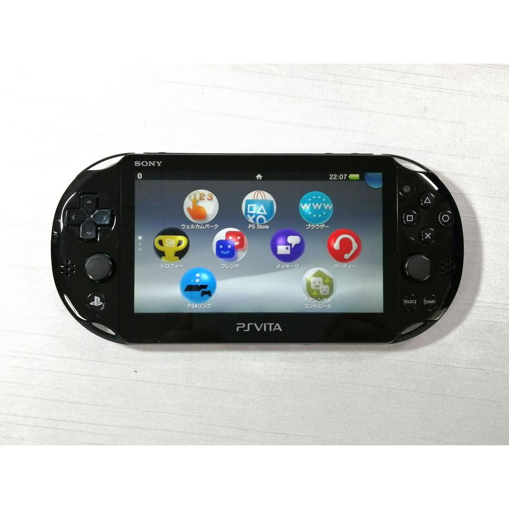 SONY PlayStation VITA PS Vita Console Only Black PCH-2000 FW 3.74 ...