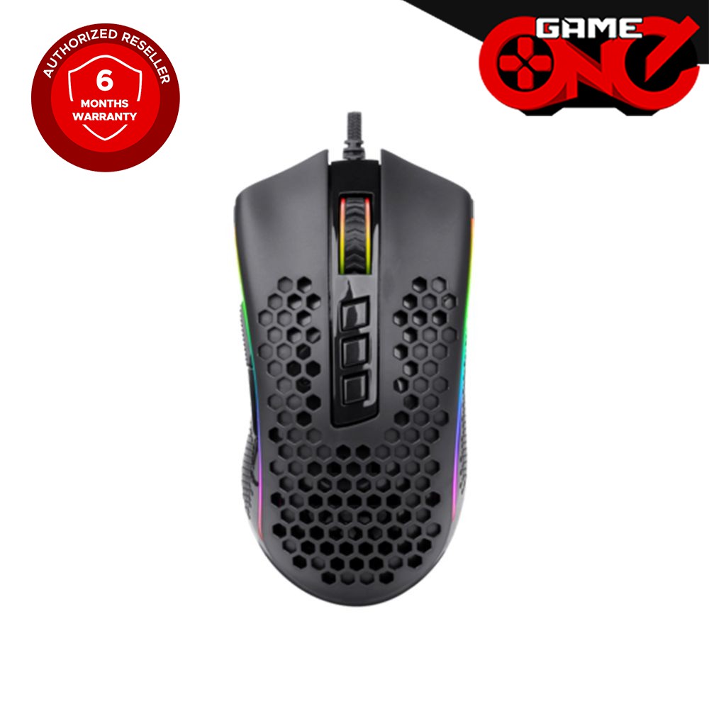 Redragon M808 Storm Lightweight RGB Gaming Mouse [Black] | Shopee ...