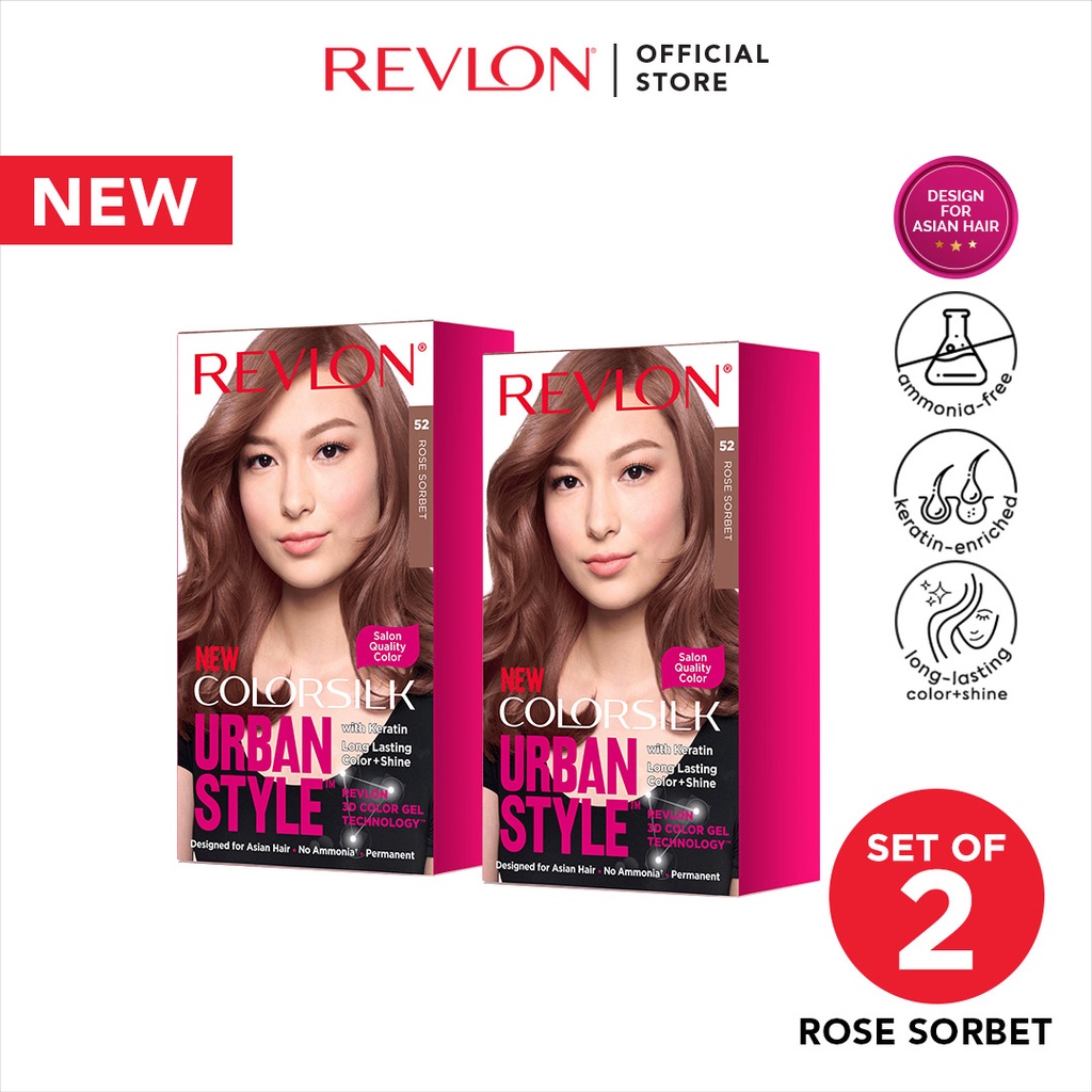 Revlon Colorsilk Urban Style Permanent Hair Color Duo - NEAR EXPIRY MAY ...