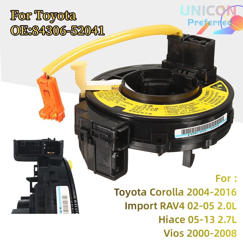 84306-52041 Clock Spring Car Spiral Cable Airbag helicoil Suitable for ...