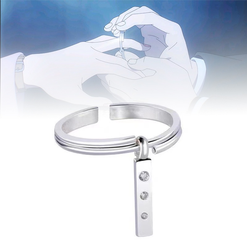 Anime SPY×FAMILY Ring Yor Loid Forger Anya Metal Pull Tab Couple ...