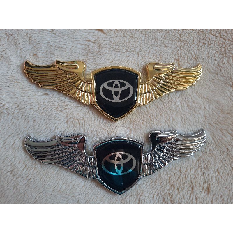 TOYOTA METAL WING CAR EMBLEM | Shopee Philippines