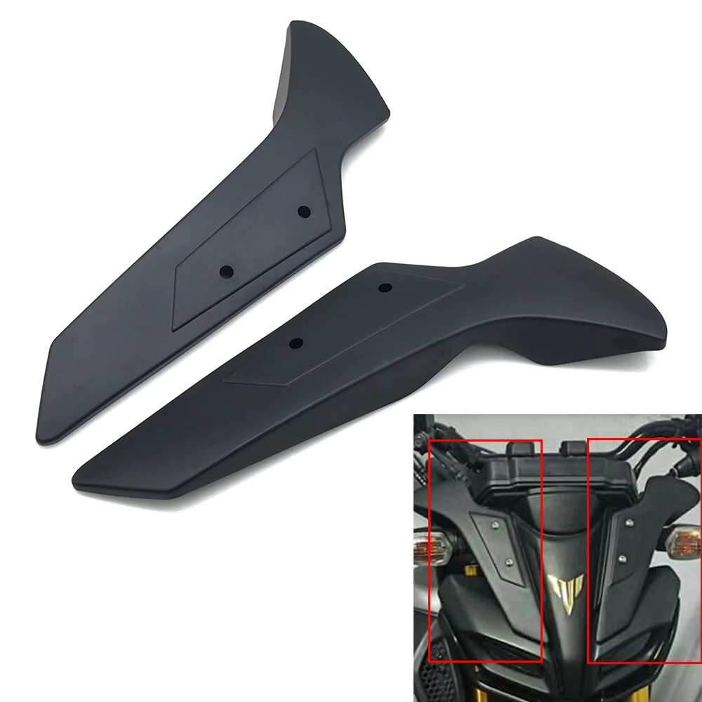 Motorcycle Windshield Front Aerodynamic Fairing Winglets Protection ...