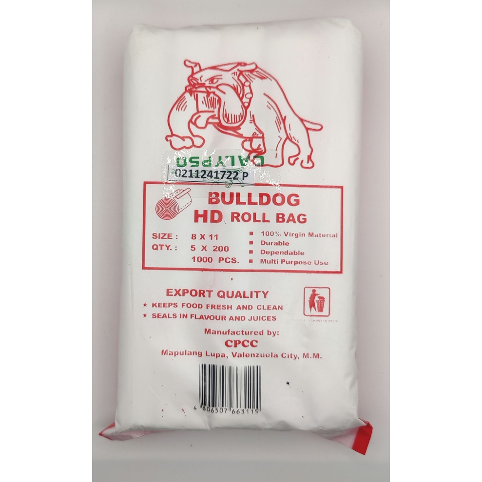 Bulldog HD Roll Plastic Labo (sold per pack) | Shopee Philippines