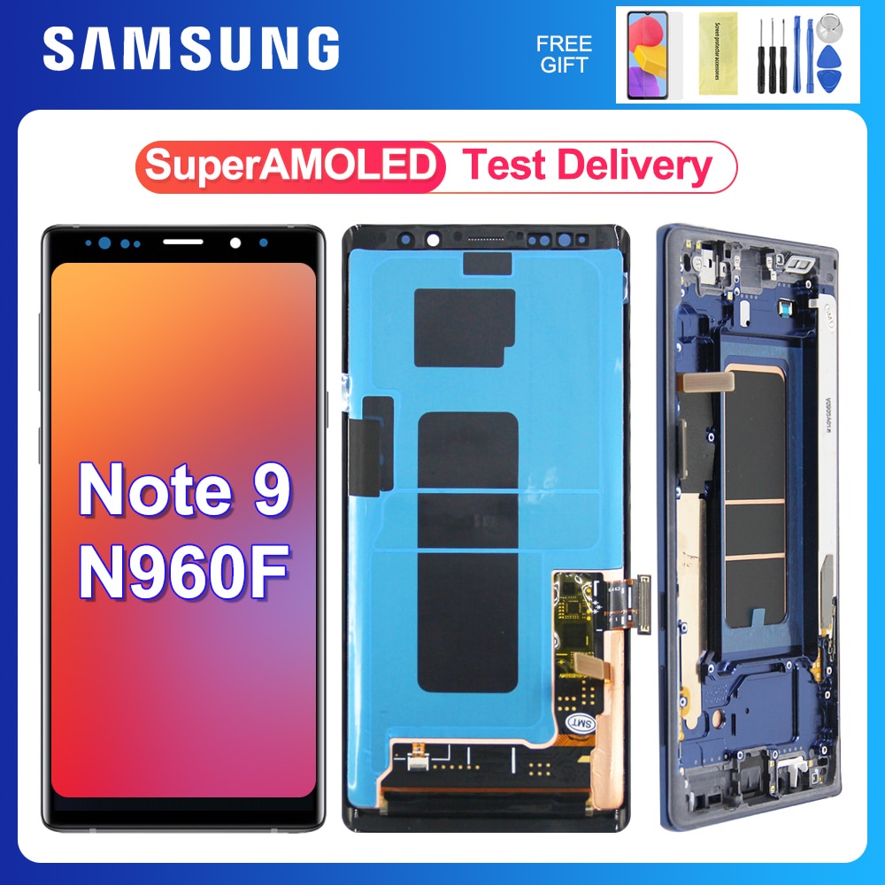 100% Test 6.4'' super AMOLED For Samsung Galaxy Note 9 Lcd Display ...