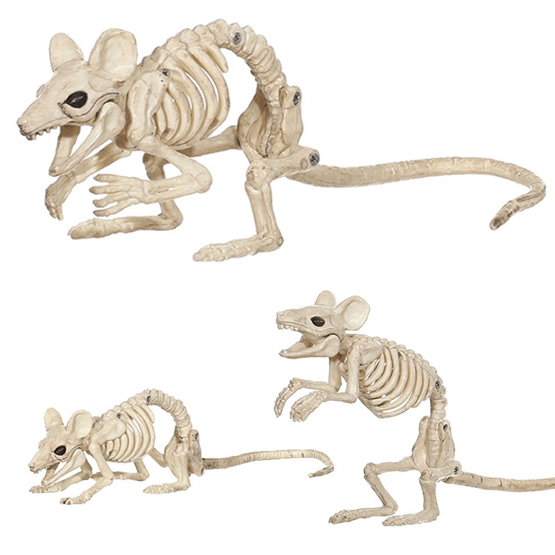 BEST Shopee Halloween Decoration Simulation Animals Mouse Dog Cat Skull ...
