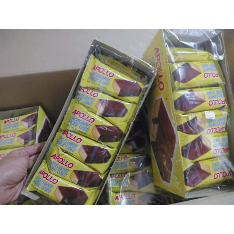 Apollo Chocolate Coated Cake Imported From Malaysia | Shopee Philippines