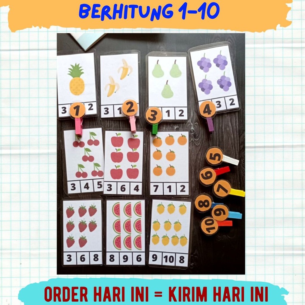 Children's Educational TOYS 2 3 4 5 6 Years Old Learning Numbers math ...