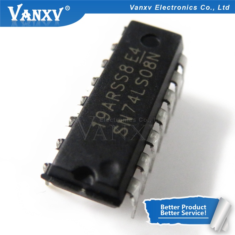 10 piece SN74LS08N SN74LS08 74LS08N HD74LS08P 74LS08 DIP-14 new ...