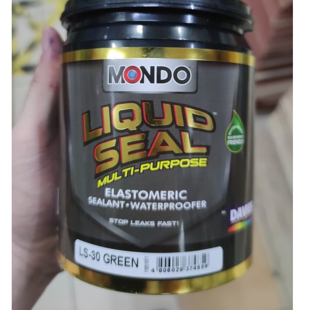 Davies Mondo Liquid Seal 1/4 Liter Elastomeric Sealant Waterproofer (Water Based) Same As ...
