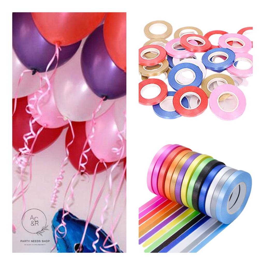 10m Small Curling Balloon Ribbons | Shopee Philippines