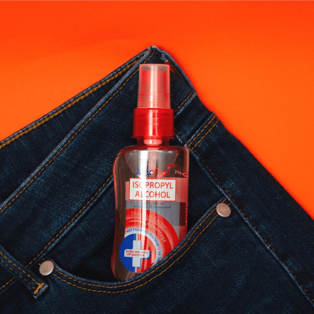 Alcoplus Red 70% Isopropyl Alcohol Spray (60 ml) | Shopee Philippines