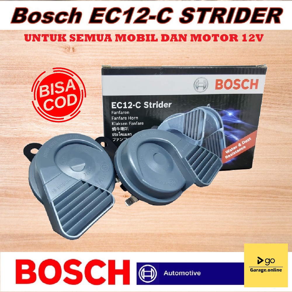 Bosch Strider EC12-C Waterproof 12V Conch Horn For All Original Cars And Motorcycles | Shopee ...