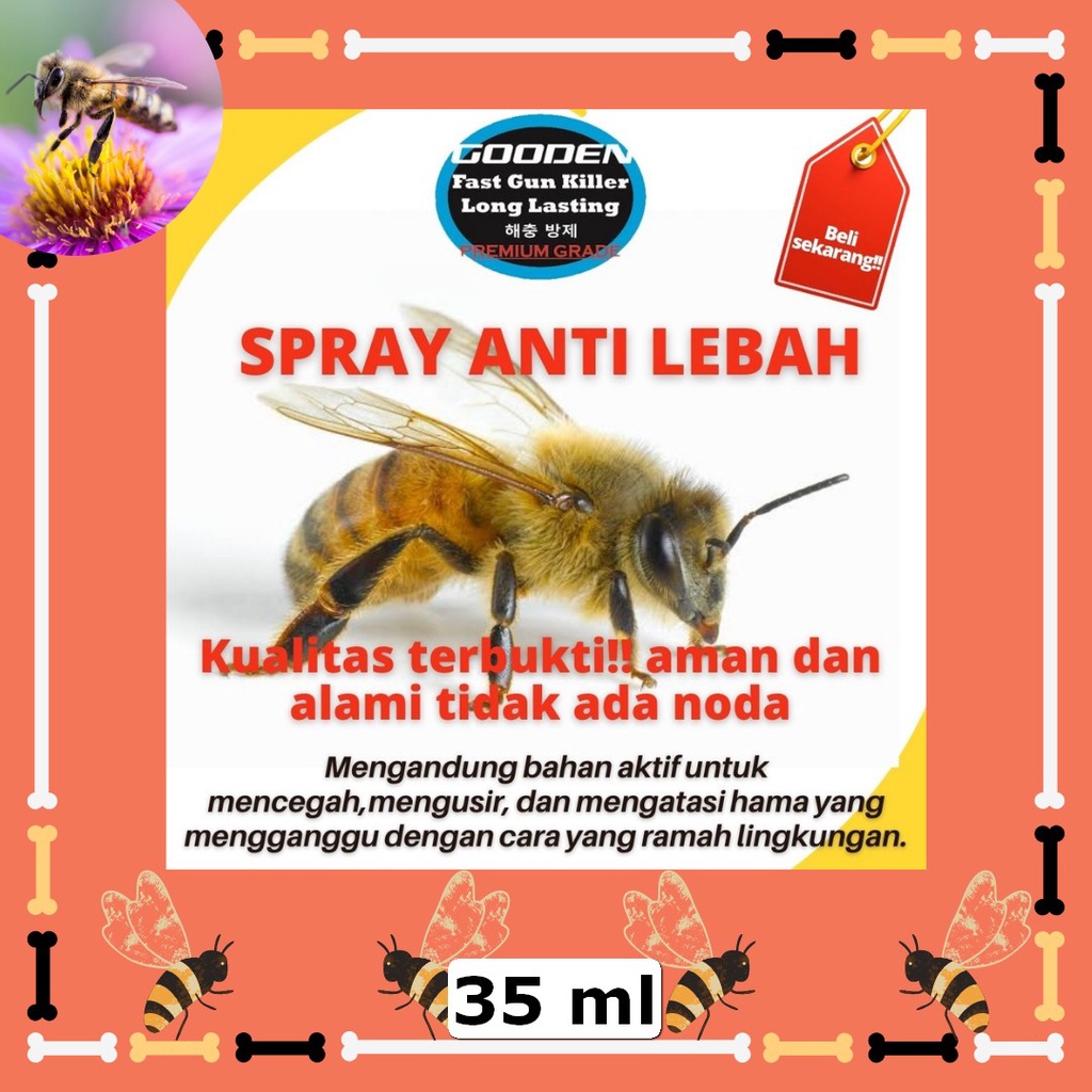 Most Complete 35 ML Bee Repellent Spray Liquid Anti Stray Animals ...