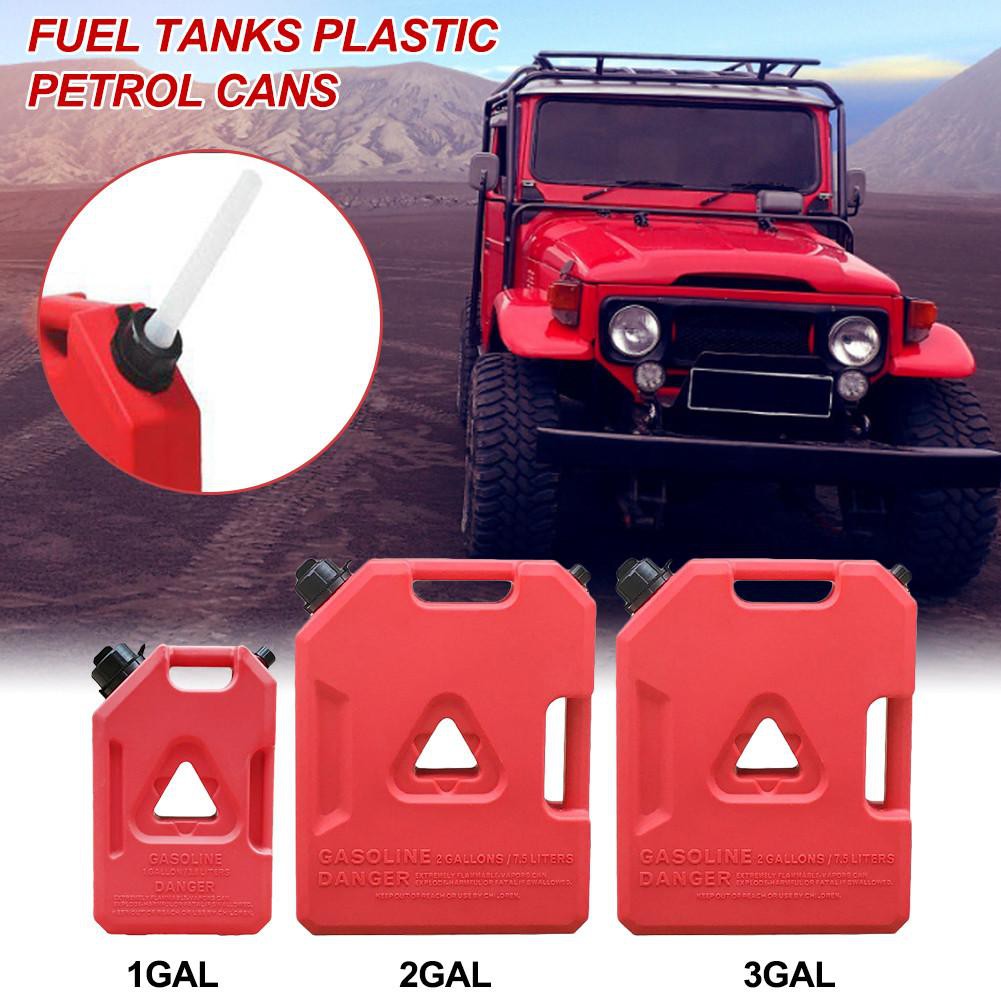 Phdith Portable Fuel Tank Gas Can Plastic Gasoline Storage Container ...