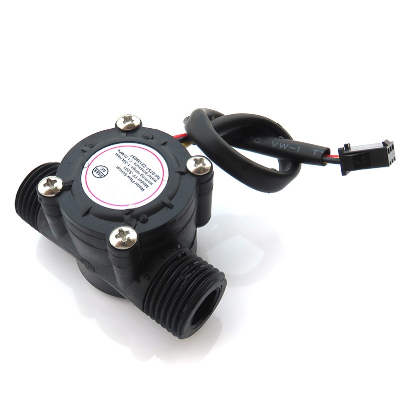 1/2" 3/4" 1" DC 5-18V Water Flow Sensor Flowmeter Hall Flow Sensor ...
