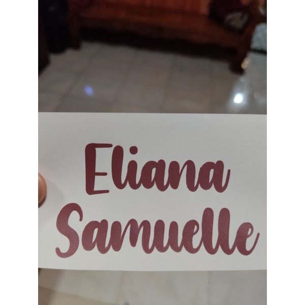 Personalized Name decals | Shopee Philippines